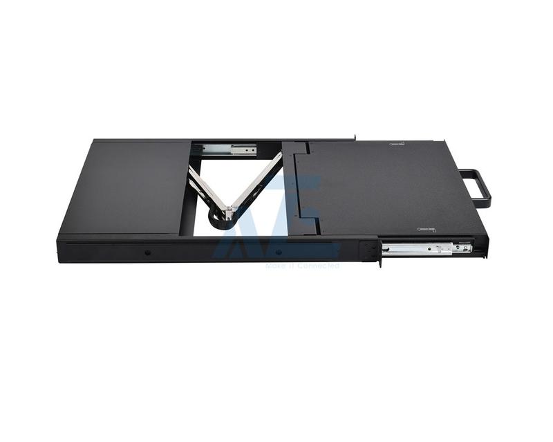 1U Rack Mount 4 Port 15.6" FHD LCD KVM Console | AZE