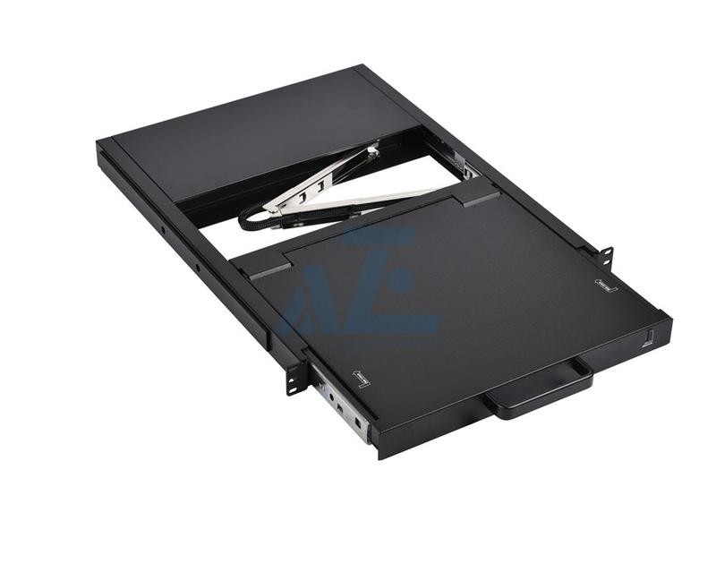1U Rack Mount 16 Port USB HDMI 18.5" Widescreen LCD KVM Console | AZE