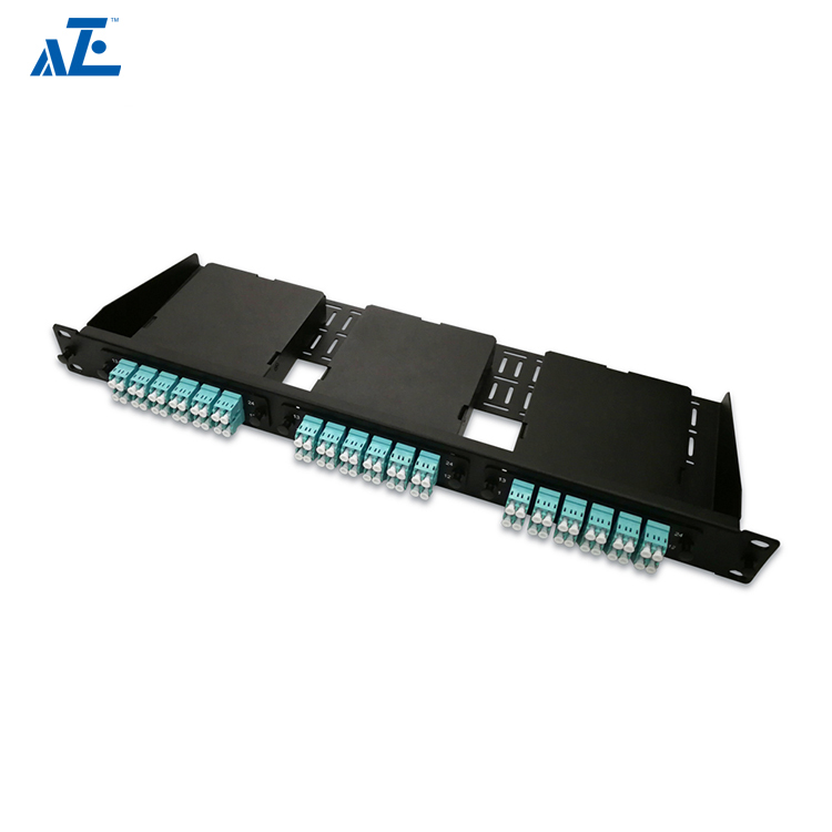1U Premium Rack Mount Fiber Patch Panel with Sliding Rail and Modular ...