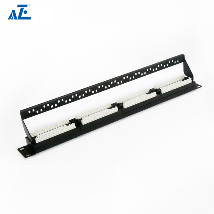 1U 24-Port CAT6 Unshielded UTP Patch Panel | AZE