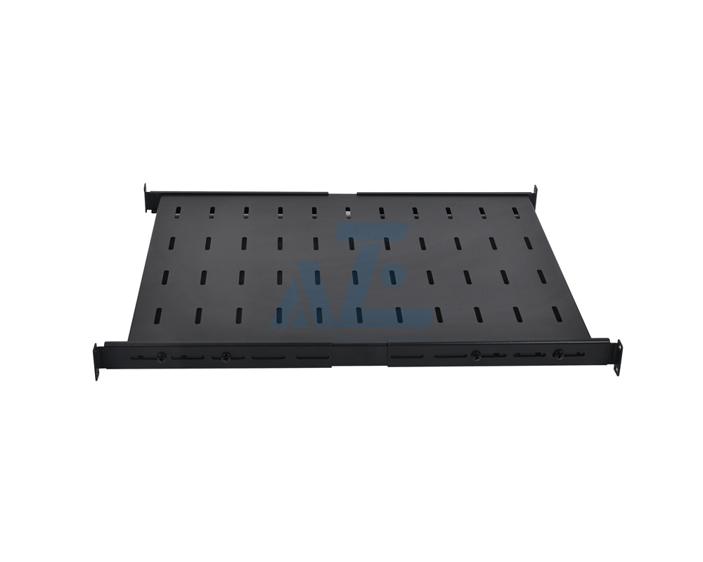 1U Depth Adjustable Fixed Shelf for Server Rack Enclosure | AZE