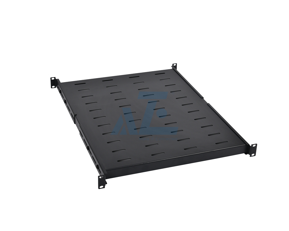 1U Depth Adjustable Fixed Shelf for Server Rack Enclosure | AZE