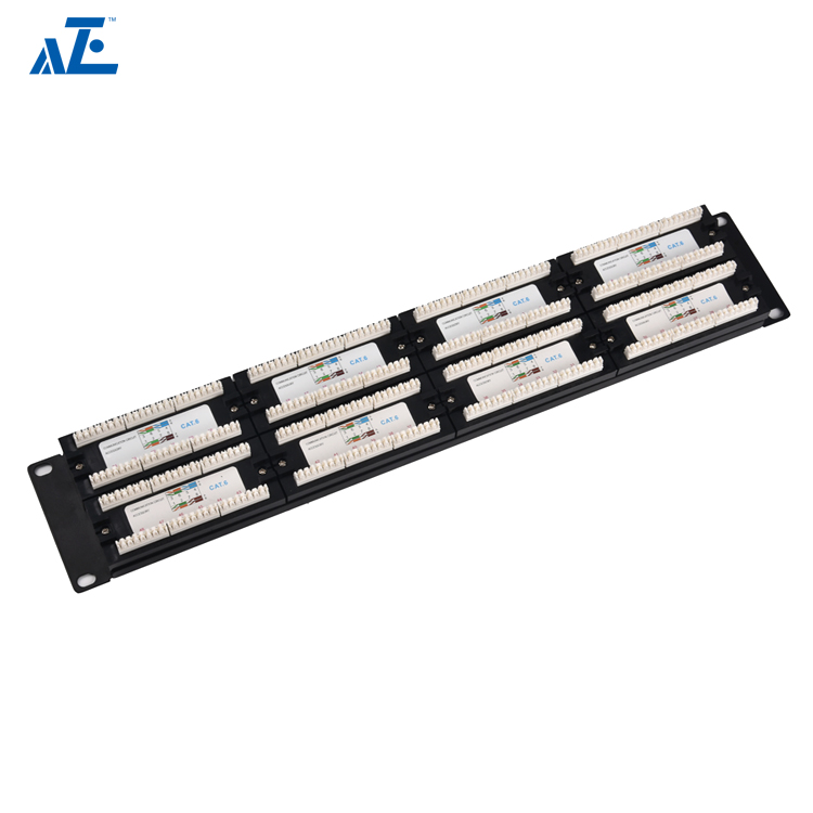 2U 48-Port CAT6 UTP Unshielded Patch Panel | AZE
