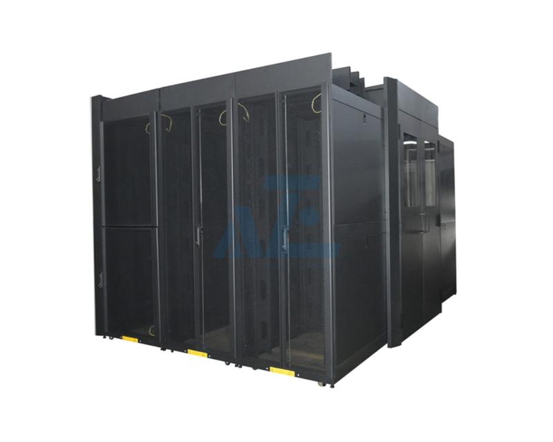 Modular Cold Aisle Containment w/ 42U 600mm x 1200mm Server Cabinets | AZE