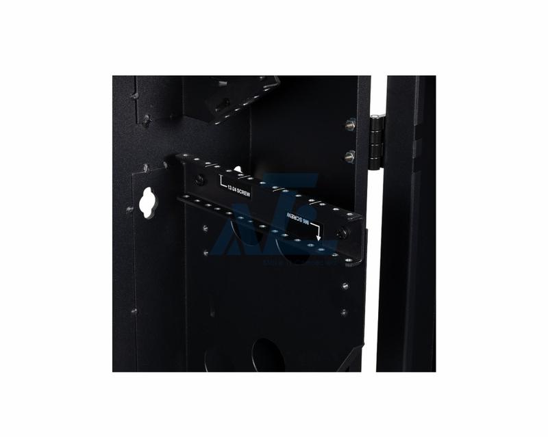 6U Vertical Wall Mount Rack Enclosure - 36 Inch Switch Depth | AZE