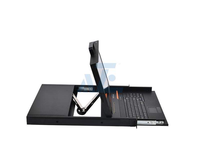 1U 17" 8 Port USB VGA LCD KVM Console | AZE