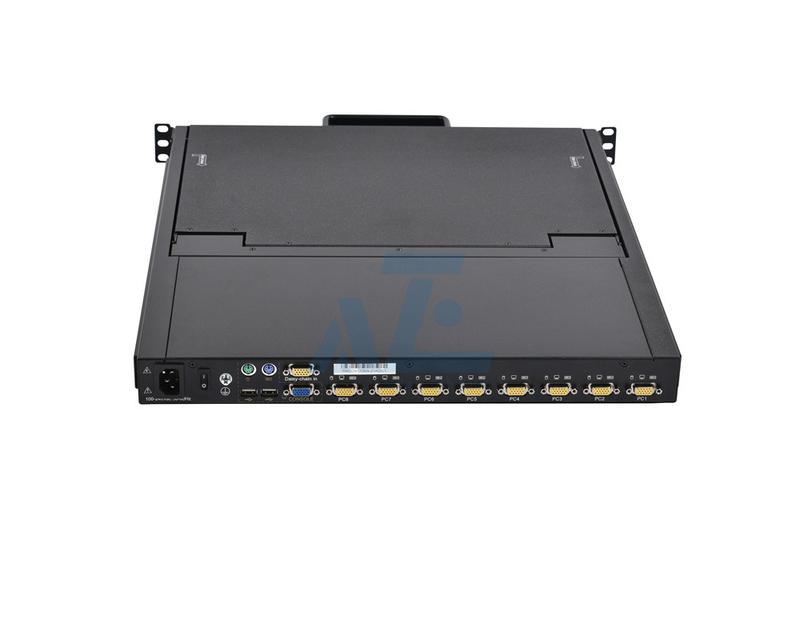 1U 17" 8 Port USB VGA LCD KVM Console | AZE