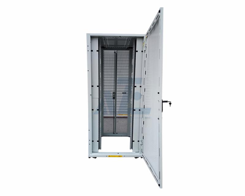 AZE Premium Server Cabinet Enclosure, 45U, White, 2124H x 750W x 1200D ...