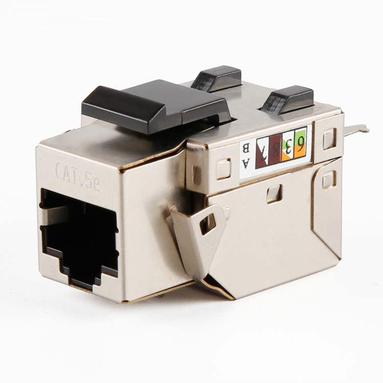 CAT5e RJ45 (8P8C) Shielded Toolless Keystone Jack Module | AZE