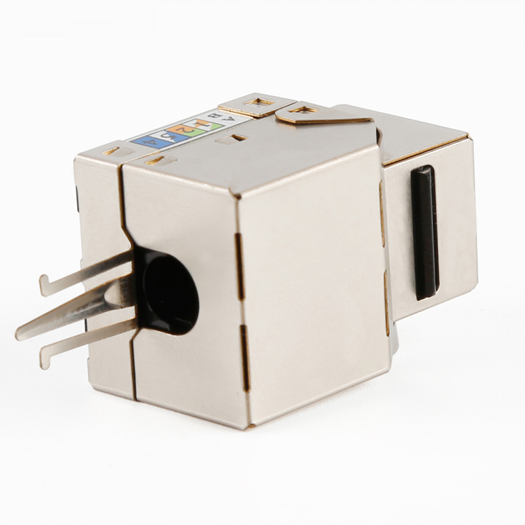 CAT5e RJ45 (8P8C) Shielded Toolless Keystone Jack Module | AZE