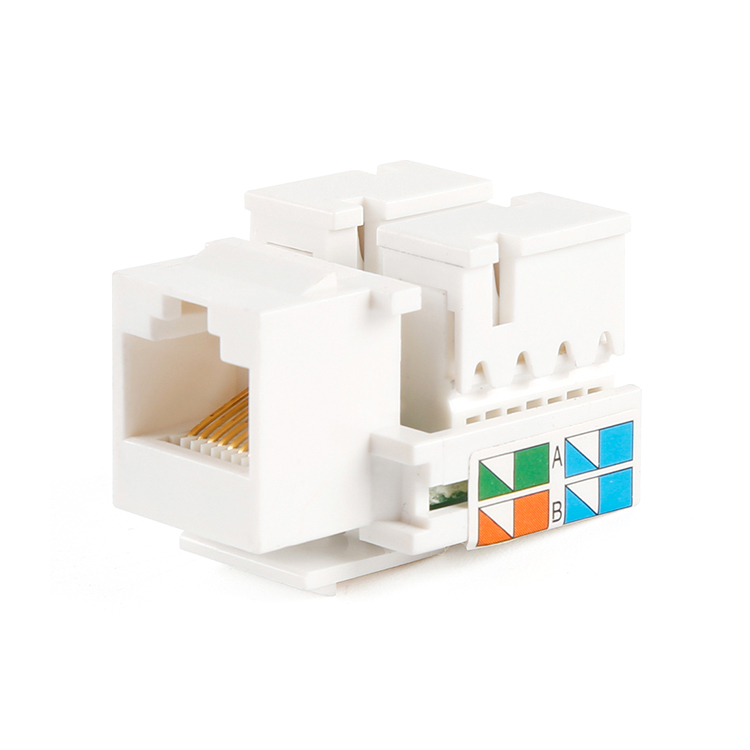 CAT6 RJ45 (8P8C) Unshielded Toolless Keystone Jack Module | AZE