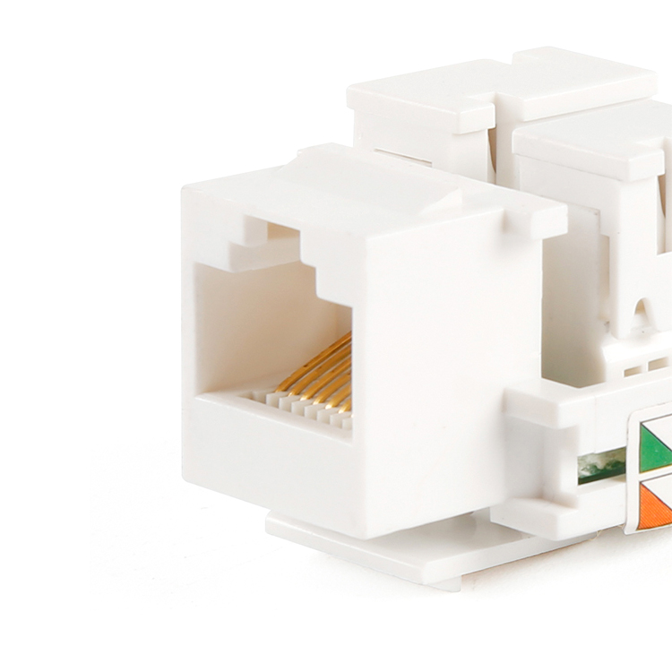 CAT6 RJ45 (8P8C) Unshielded Toolless Keystone Jack Module | AZE