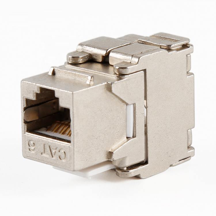 CAT6 RJ45 (8P8C) Shielded Toolless Keystone Jack Module | AZE