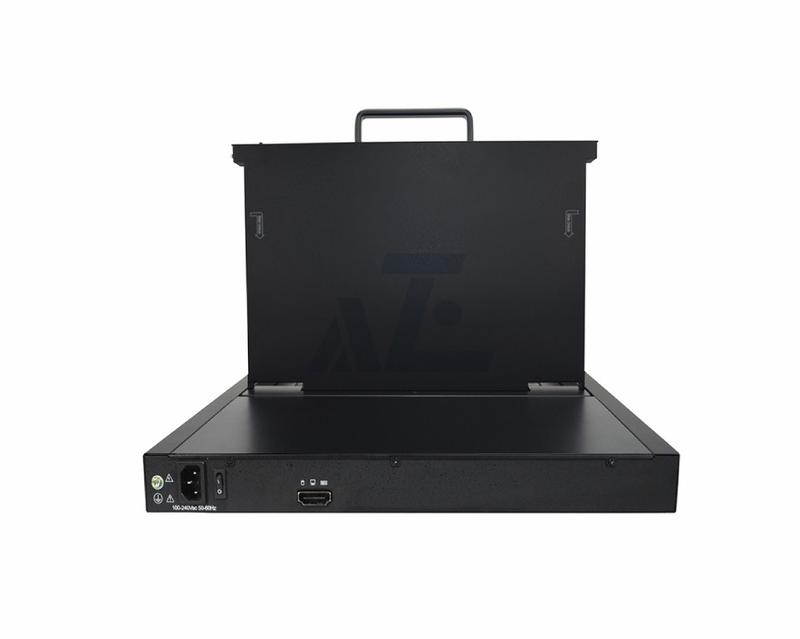 1U Rack Mount 17.3" Widescreen HDMI LCD KVM Console | AZE