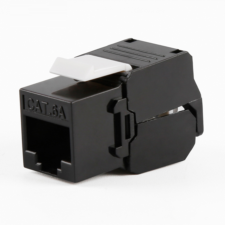 CAT6A RJ45 (8P8C) Unshielded Toolless Keystone Jack Module | AZE