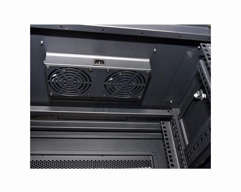 Network Rack Cabinet,22U, Black, 1170H x 600W x 1000D mm | AZE