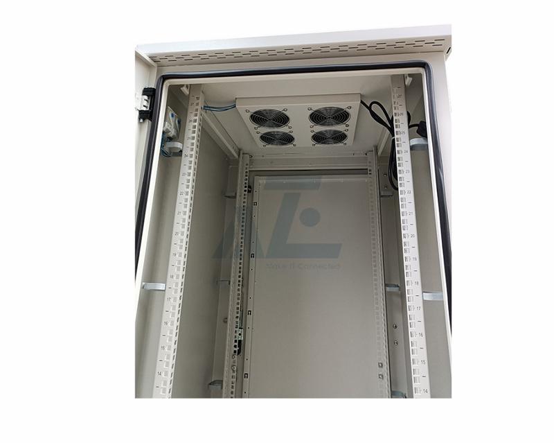 18U Freestanding Outdoor Server Rack Cabinet w/ Cooling Fans, IP55 ...