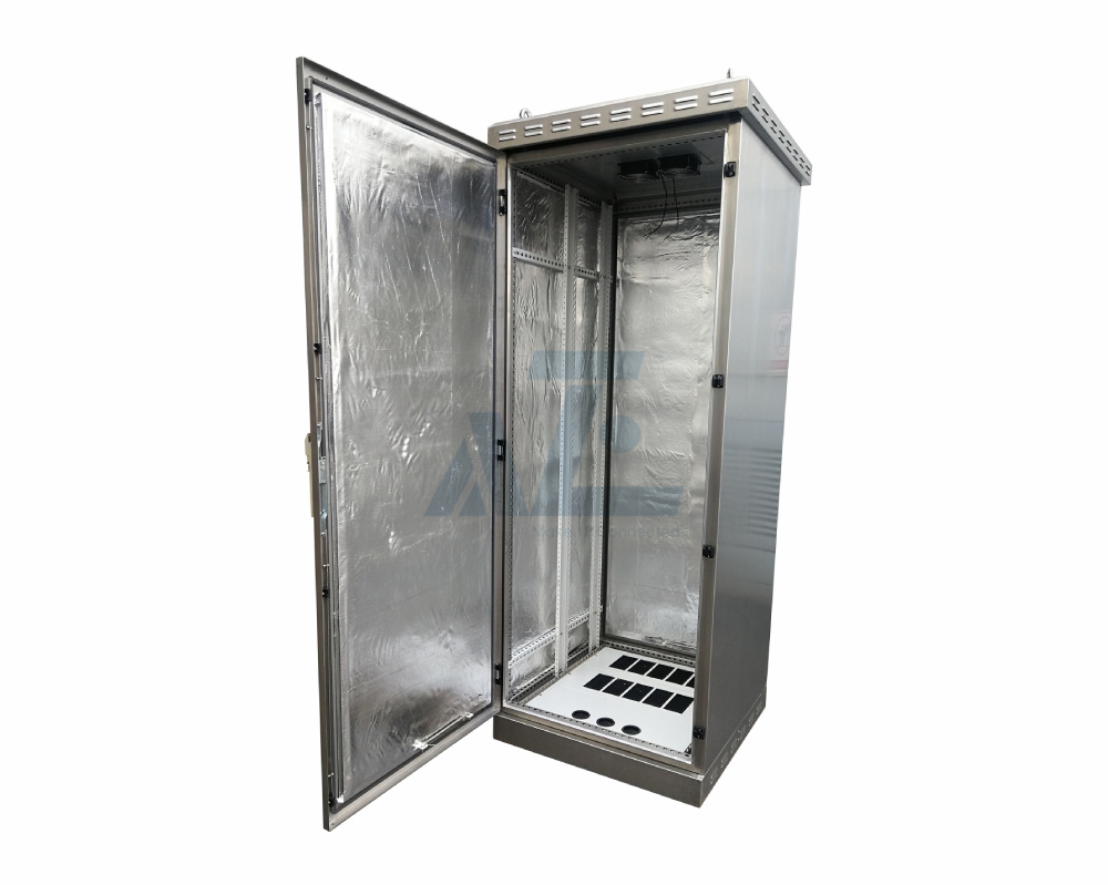 18U Freestanding Stainless Steel Outdoor Rack Cabinet w/Cooling Fans ...