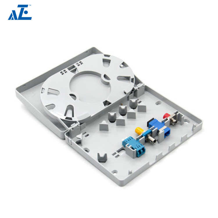 4 Port Indoor Wall Mount Fiber Terminal Box with Shaft | AZE