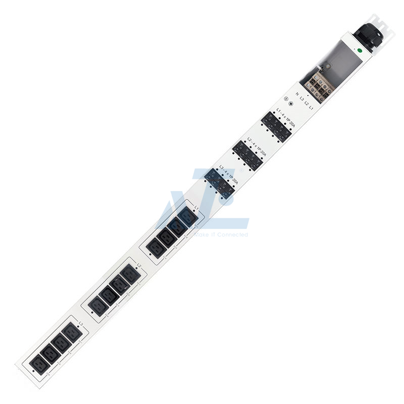 Basic Mining PDU, 3 Phase, 415V/80A, (12) C19, w/ Hydraulic Magnetic ...