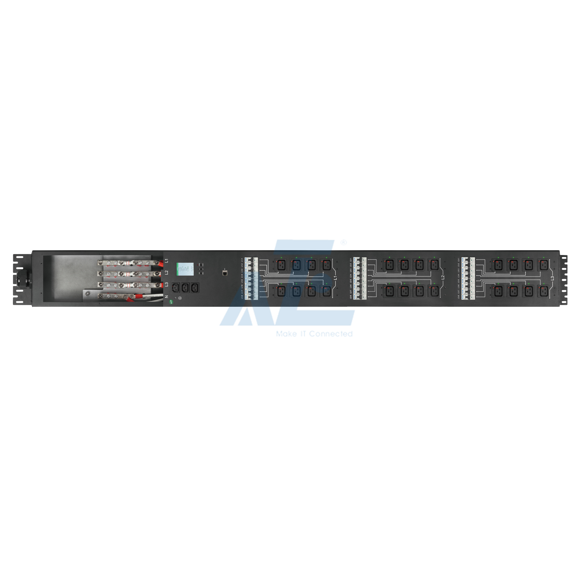 Crypto Smart Mining PDU, 3 Phase, 415V/160A, (24) Lockable C19, w ...