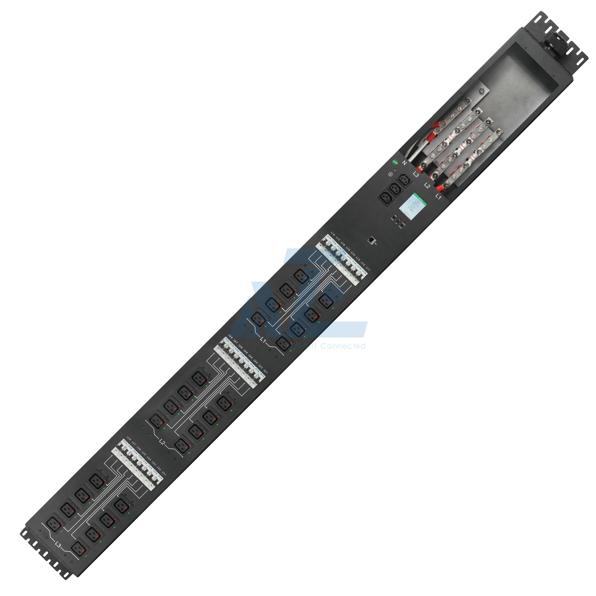 Crypto Smart Mining PDU, 3 Phase, 415V/160A, (24) Lockable C19, w ...